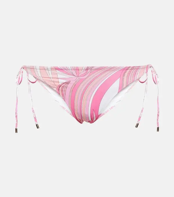Melissa Odabash Cancun Printed Bikini Bottoms - Pink