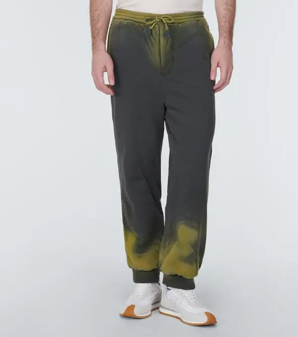 Loewe Anagram Cotton Jersey Sweatpants