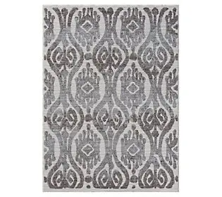 OX BAY TRADING CO. Ox Bay Damask Pet Indoor/outdoor Area Rug, 5' X 7 - One-color
