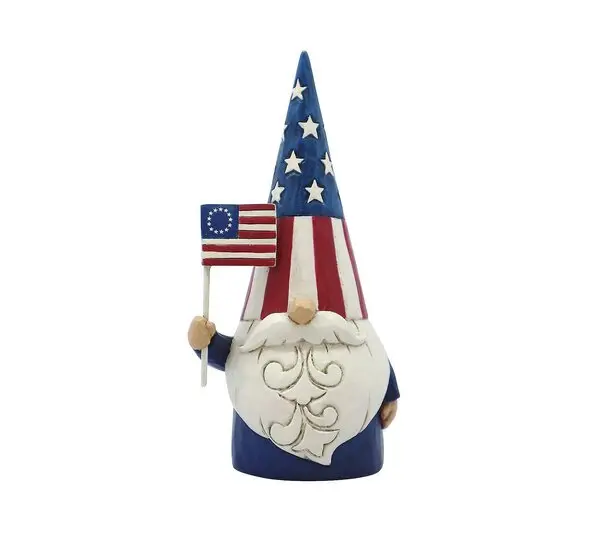 JIM SHORE Enesco American Gnome - One-color