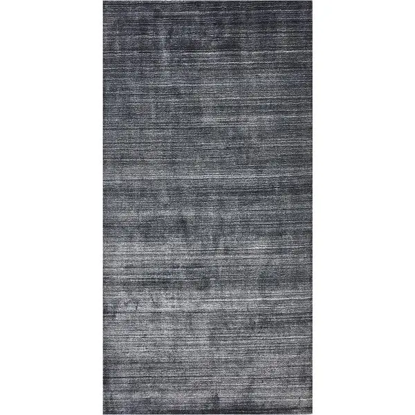 SOLO RUGS Harbor Handmade Wool Blend Area Rug - Dark Gray