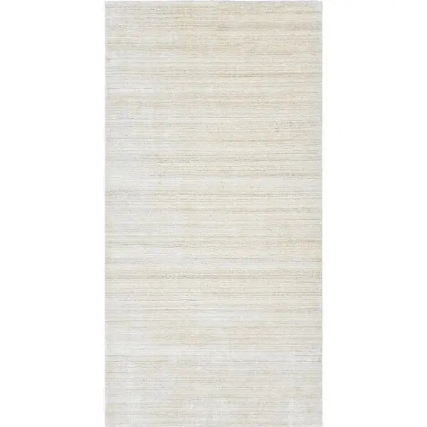 SOLO RUGS Harbor Handmade Wool Blend Area Rug - Ivory