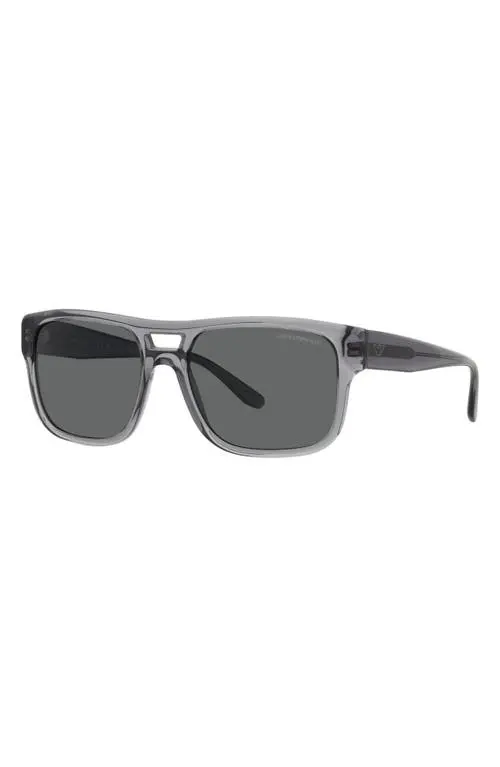 Emporio Armani 57mm Pillow Sunglasses