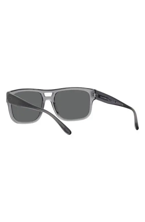 Emporio Armani 57mm Pillow Sunglasses
