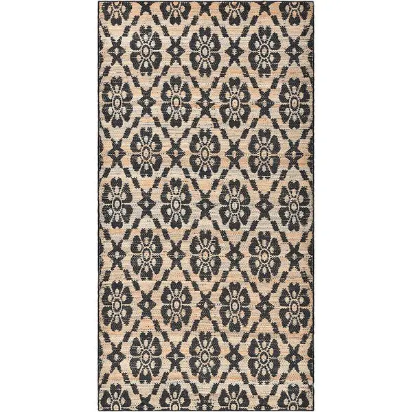 SOLO RUGS Edith Handmade Area Rug - Brown