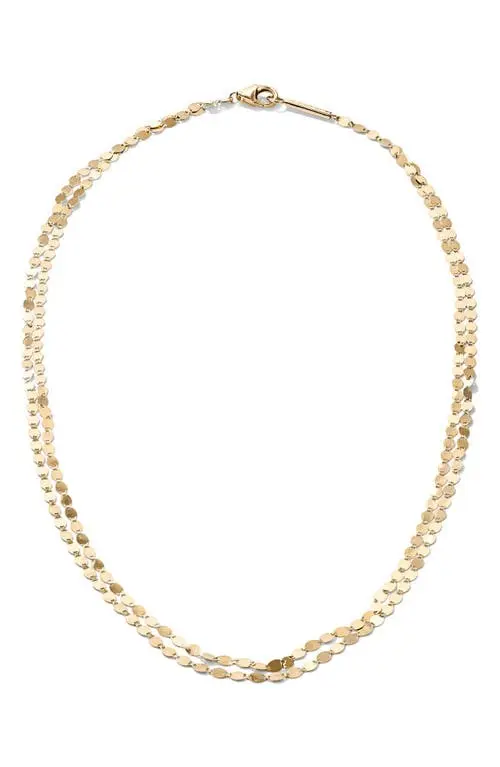 Lana Jewelry Double Strand 14k Gold Choker - Yellow Gold