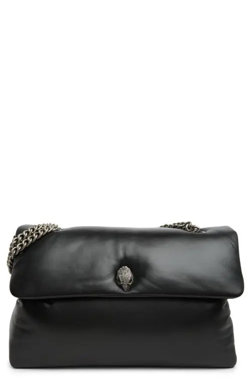 Kurt Geiger Kew Leather Crossbody Bag - Black