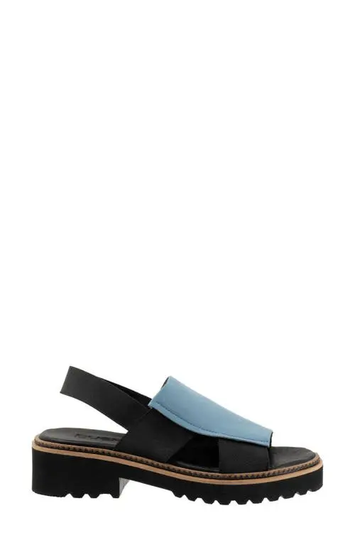 BUENO Amy Slingback Platform Sandal - Denim