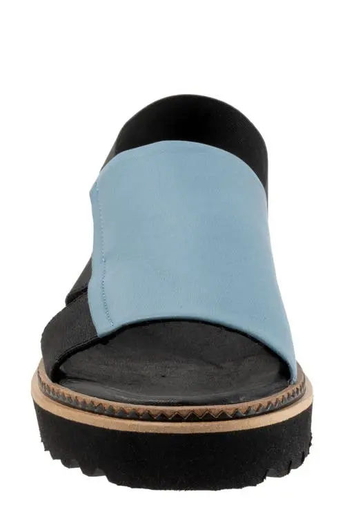 BUENO Amy Slingback Platform Sandal - Denim
