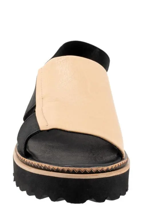 BUENO Amy Slingback Platform Sandal - Light Tan