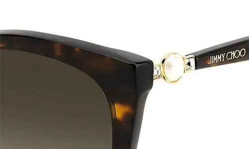 Jimmy Choo Ruags 56mm Gradient Square Cat Eye Sunglasses  display picture 1