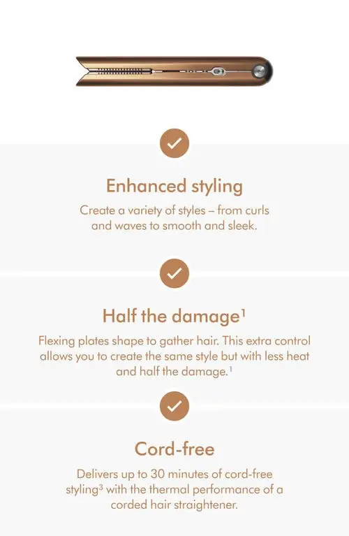 DYSON Corrale™ Styler Straightener - Copper