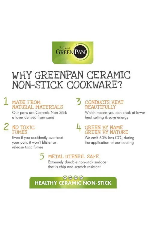 GREENPAN Valencia Pro 11-piece Anodized Aluminum Ceramic Nonstick Cookware Set