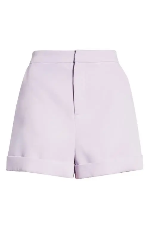 Endless Rose High-waisted Tailored Shorts - Lilac