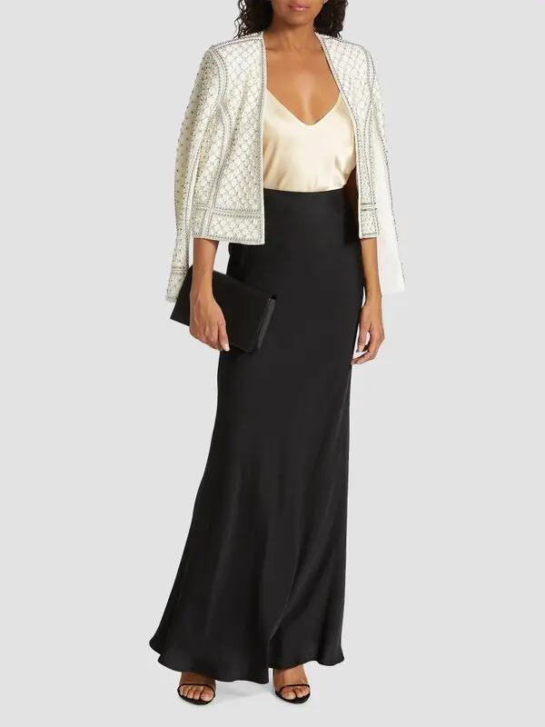 L'Agence Lexi Silk Camisole - Pearl
