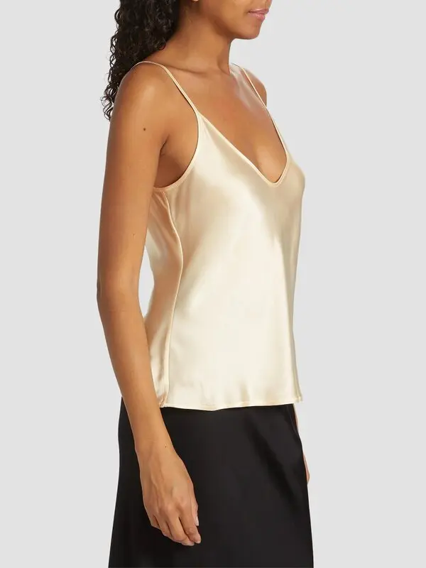 L'Agence Lexi Silk Camisole - Pearl