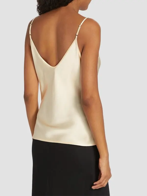 L'Agence Lexi Silk Camisole - Pearl