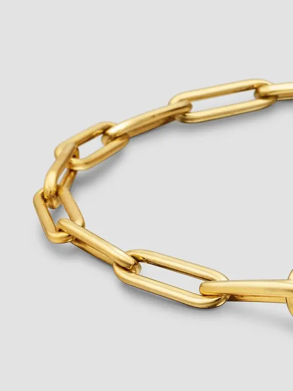 David Yurman Dy Madison Link Bracelet In 18k Yellow 3.5mm