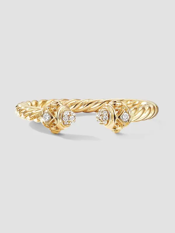 David Yurman Renaissance Ring In 18k Yellow - Diamond