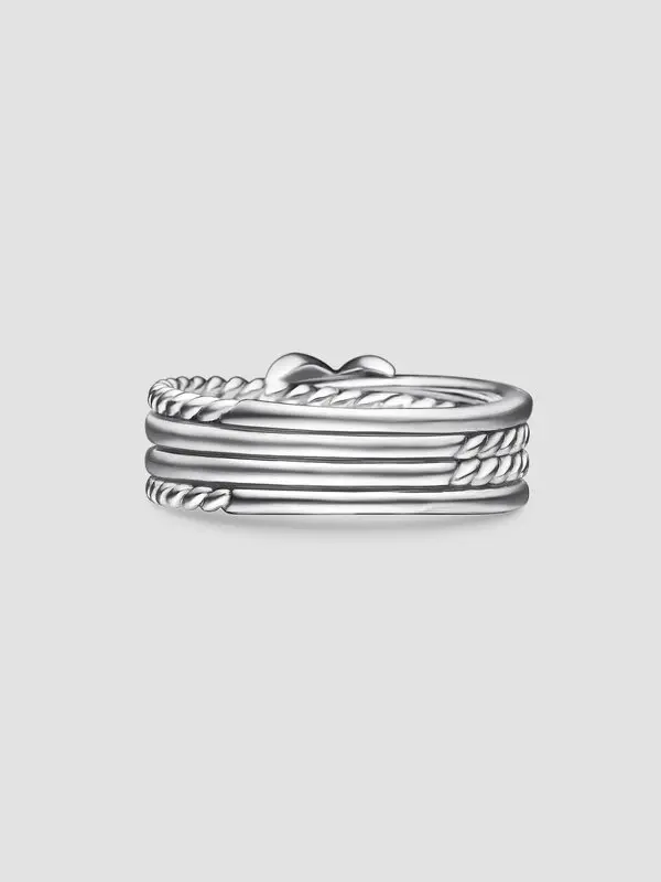 David Yurman X Crossover Band Ring - Diamond