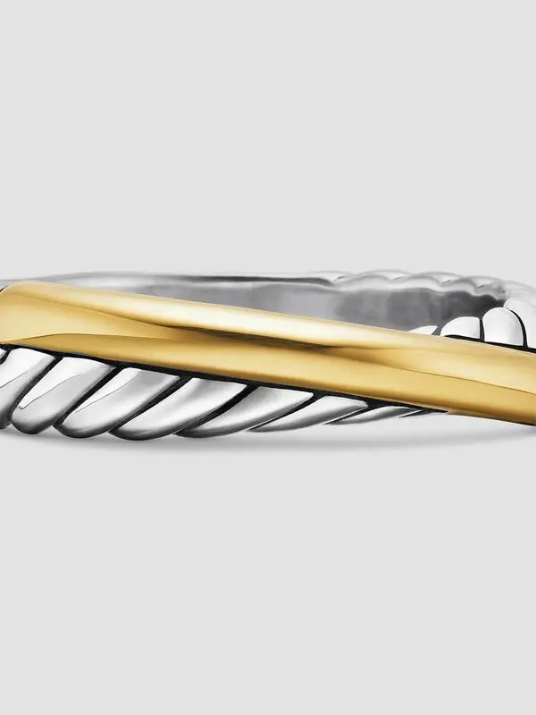 David Yurman Crossover Band Ring In Sterling Silver - Multi