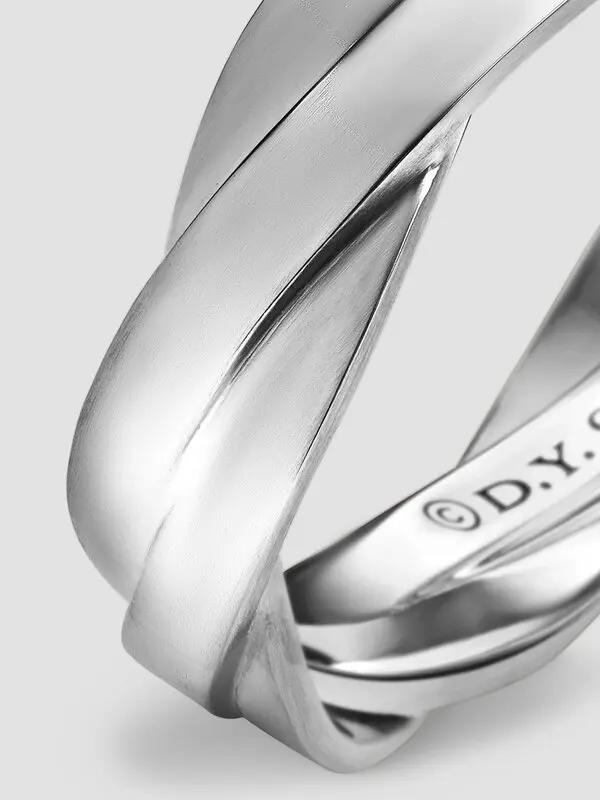 David Yurman Dy Helios⿢ Band Ring In 6mm - Silver