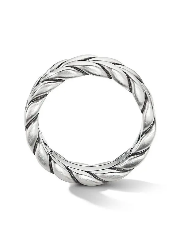 David Yurman Chevron Band Ring In 6mm