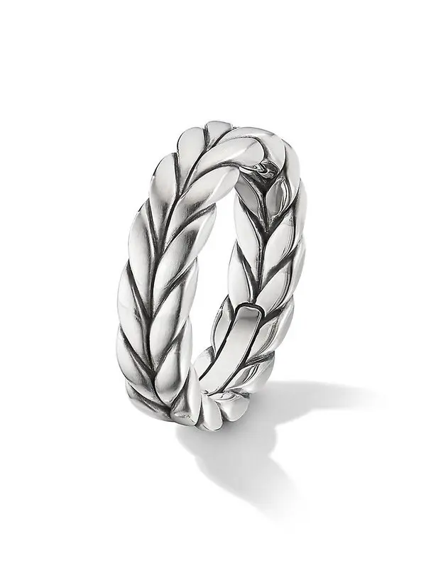 David Yurman Chevron Band Ring In 6mm