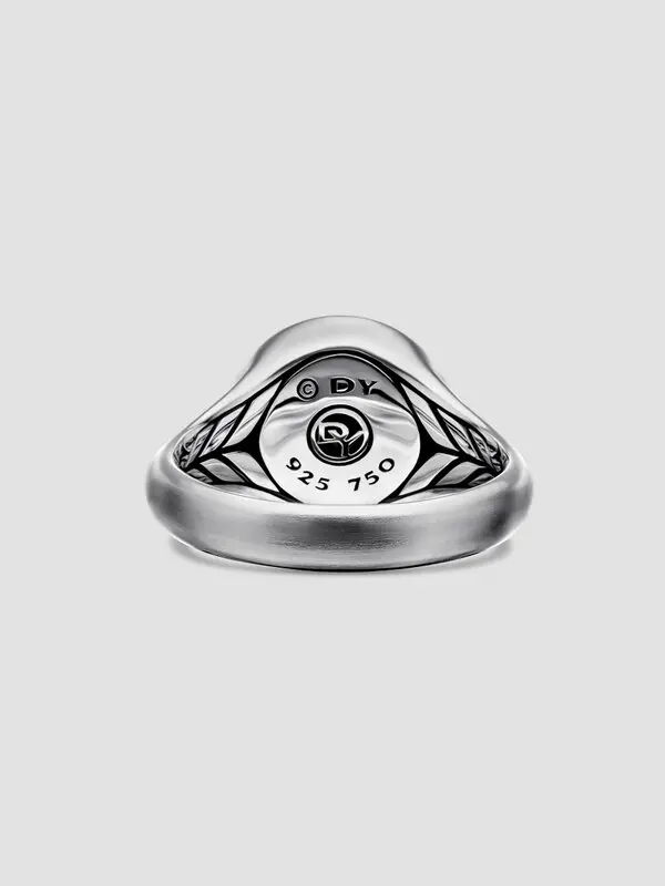 David Yurman Petrvs Lion Pinky Ring In Sterling Silver And 18k Yellow