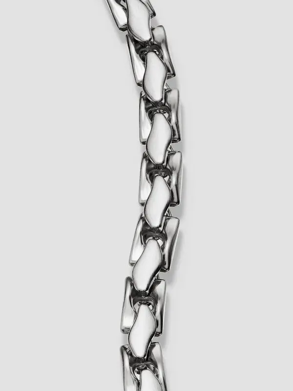 David Yurman Fluted Chain Bracelet In 5mm - Silver