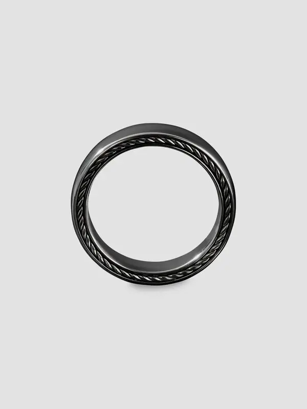 David Yurman Streamline Band Ring In Sterling 6mm - Silver