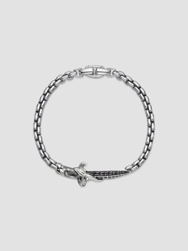David Yurman Waves Dagger Bracelet In Sterling Silver