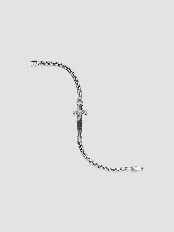 David Yurman Waves Dagger Bracelet In Sterling Silver