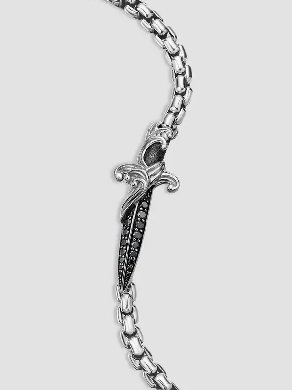 David Yurman Waves Dagger Bracelet In Sterling Silver