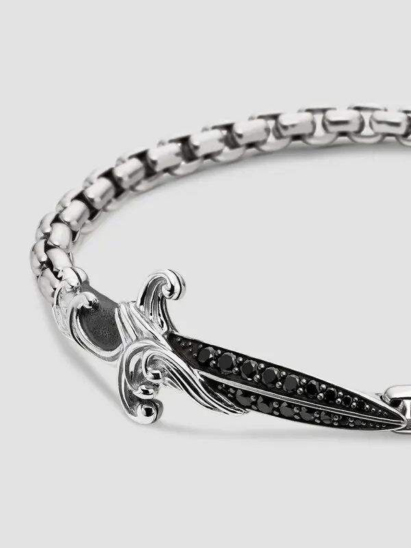 David Yurman Waves Dagger Bracelet In Sterling Silver
