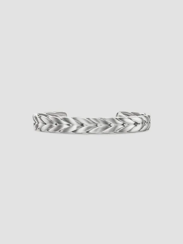 David Yurman Chevron Cuff Bracelet In 9mm - Sterling Silver
