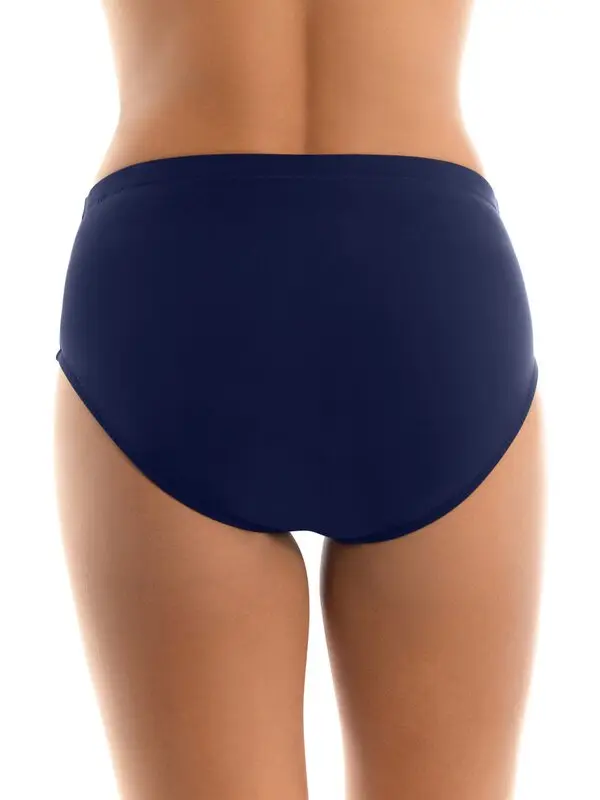 Magicsuit Mid-rise Jersey Bikini Bottom - Navy Blue