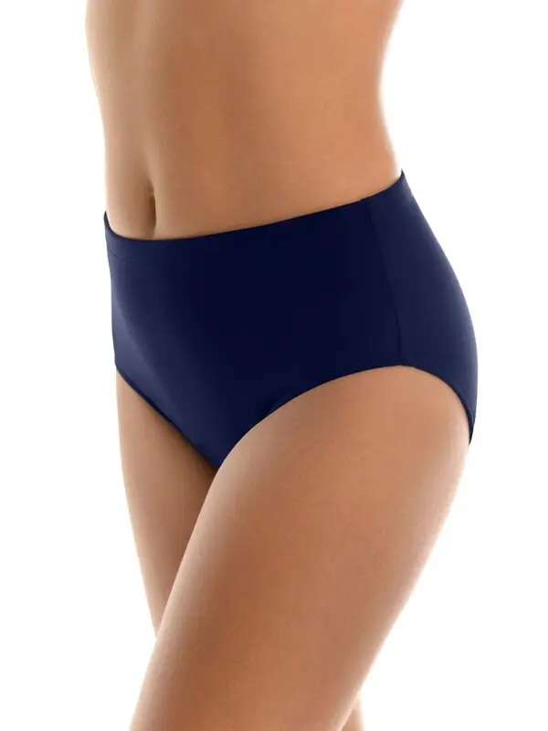 Magicsuit Mid-rise Jersey Bikini Bottom - Navy Blue