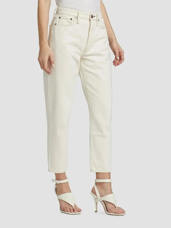 Rag & Bone Alissa High-waisted Cropped Barrel-leg Jeans