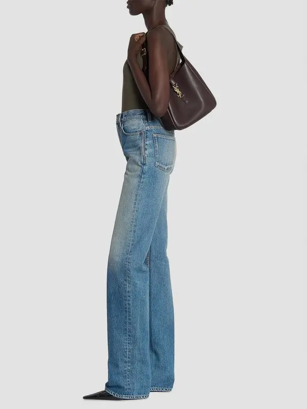 Saint Laurent Le 5 À 7 Supple Shoulder Bag - Arabica