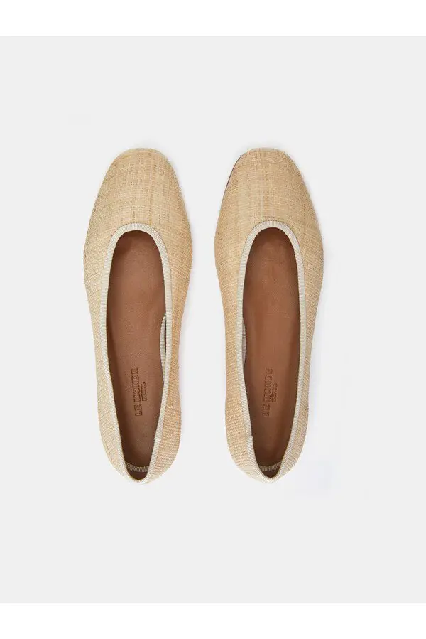 Le Monde Beryl Regency Slipper / Sand Raffia