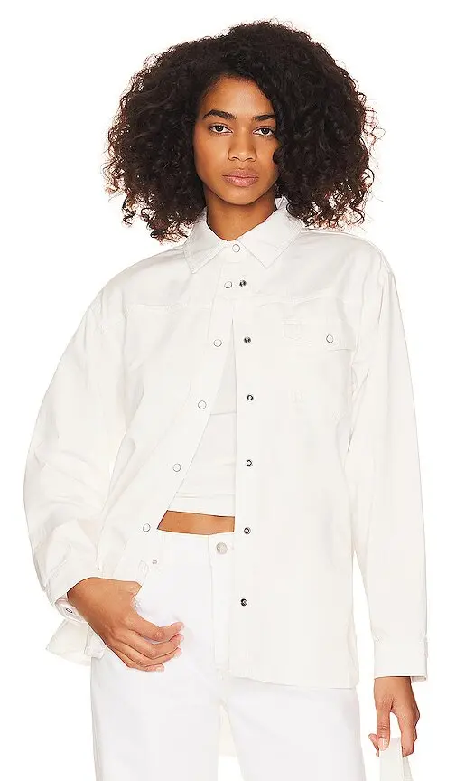 ANINE BING Simon Shirt In White