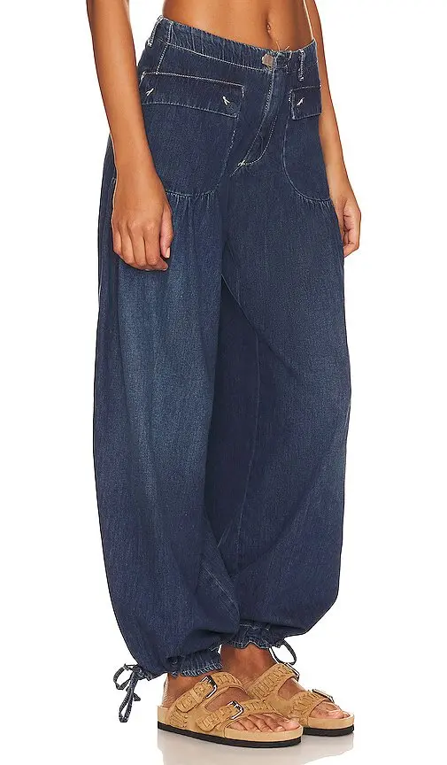 Free People Lotus Jean Wide Leg Denim