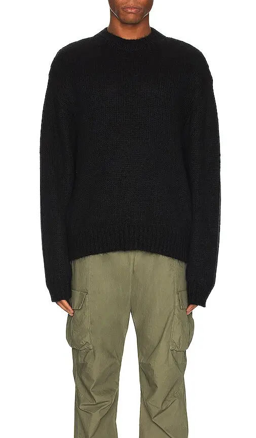 REPRESENT Mohair Sweater In Black
