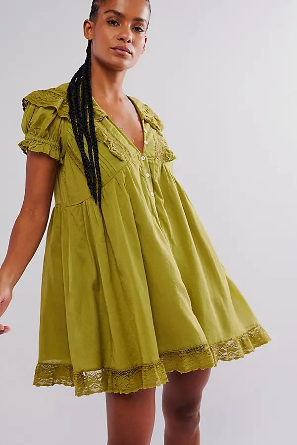 mini red ruffle dress Into You Mini Dress