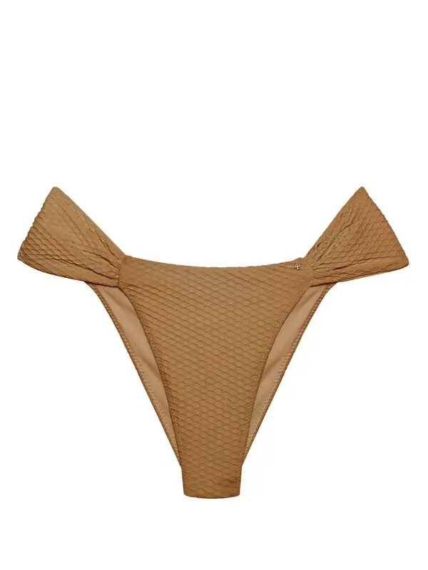 ANINE BING Naya Bikini Bottom - Brown