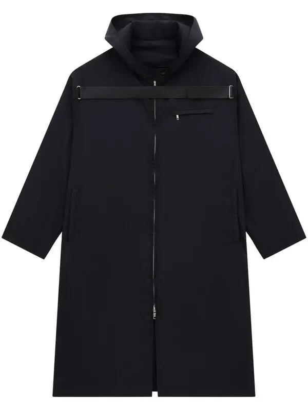 COURREGES Zip-up Hooded Parka