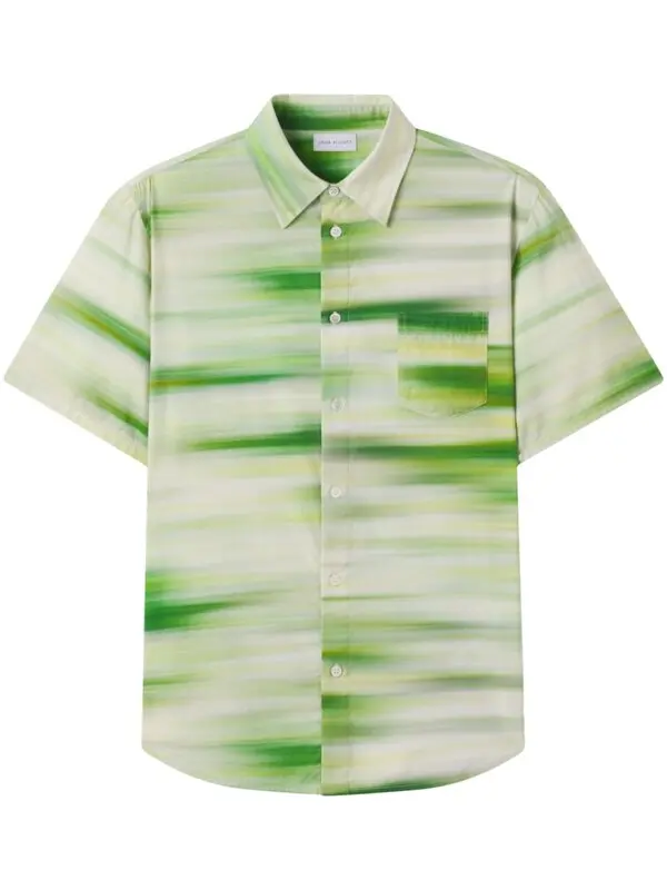 John Elliott Abstract-pattern Short-sleeve Shirt