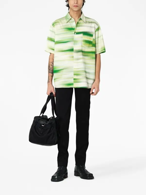 John Elliott Abstract-pattern Short-sleeve Shirt
