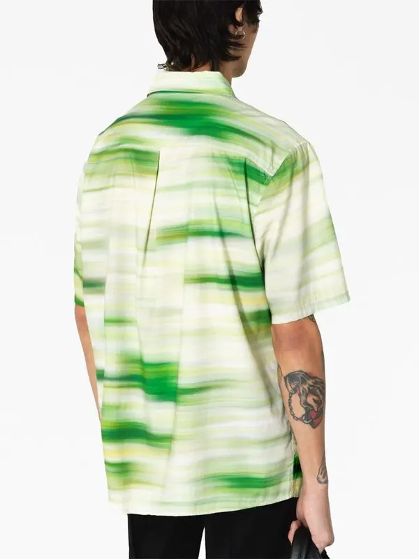 John Elliott Abstract-pattern Short-sleeve Shirt